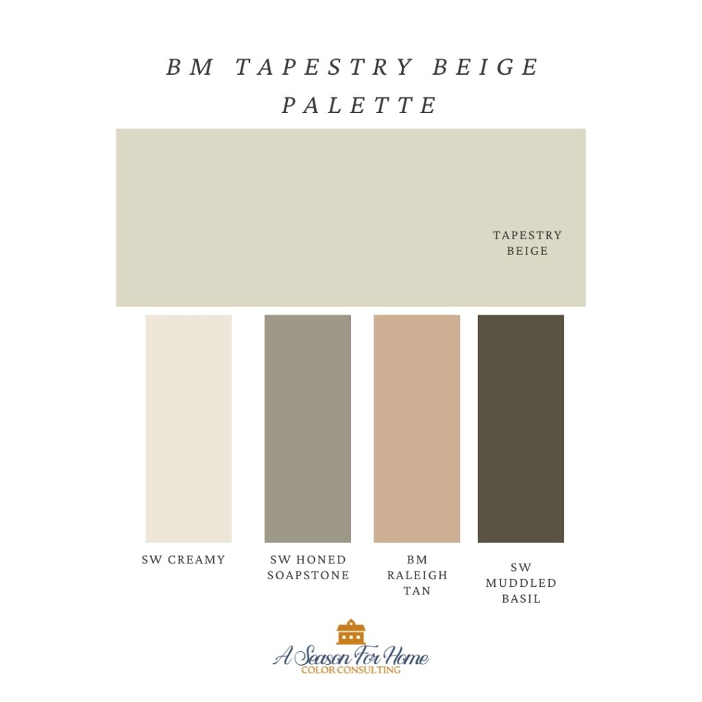 Tapestry Beige by Benjamin Moore Paint Color Review - A Season For Home