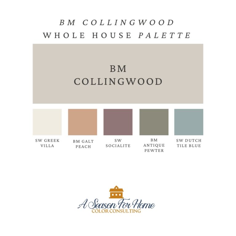 Collingwood by Benjamin Moore Paint Color Review - A Season For Home