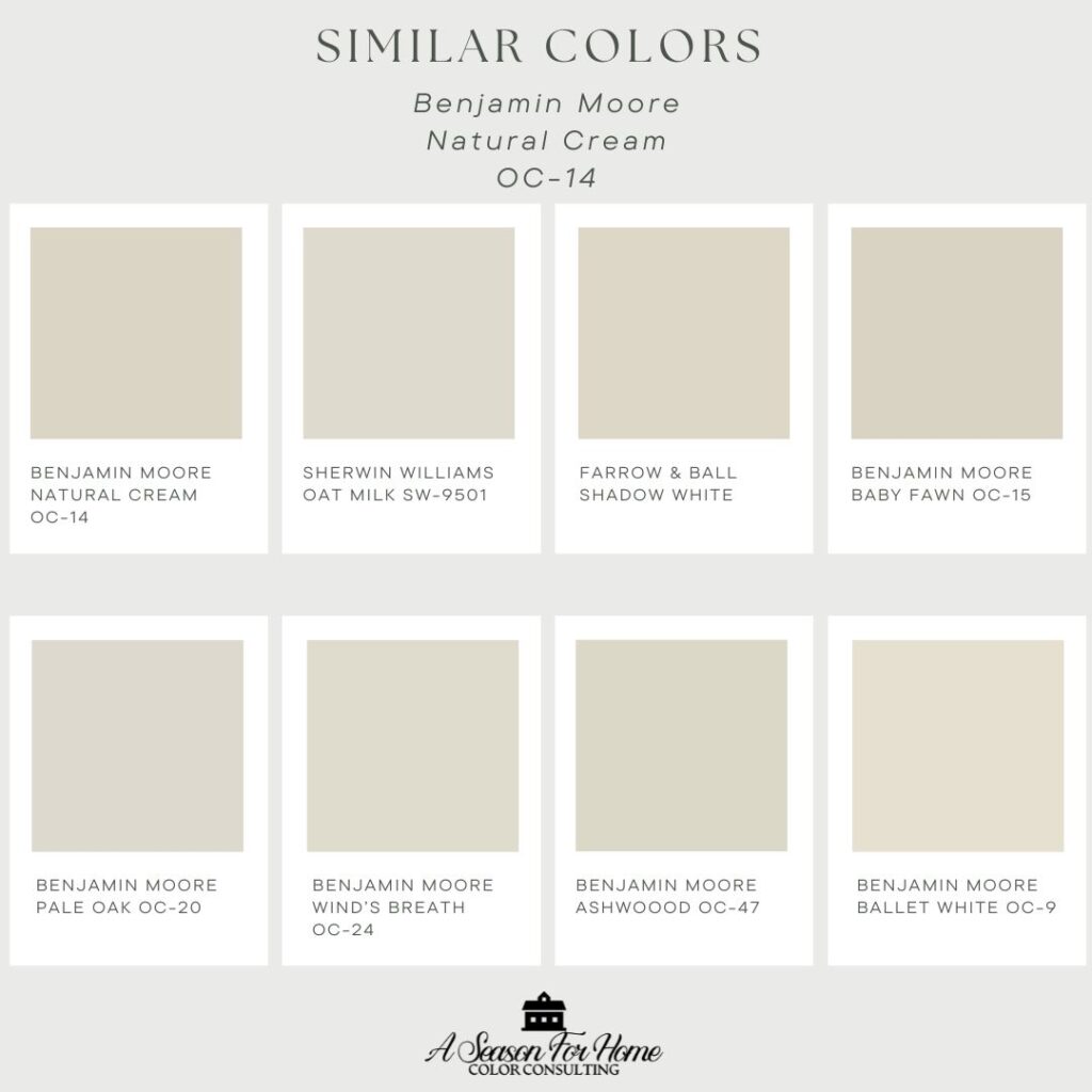 Benjamin Moore Natural Cream - A Season For Home