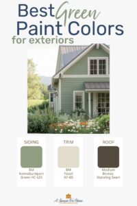 Green Paint Colors For Exteriors - A Season For Home