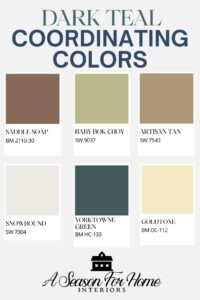 Best Deep Teal Paint Colors - A Season For Home