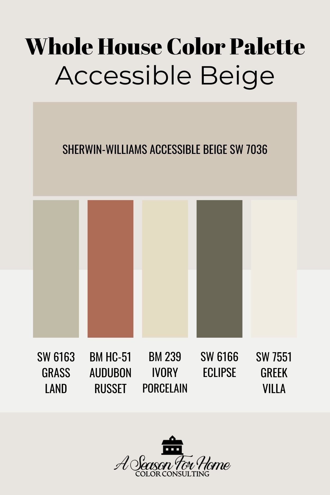 Accessible Beige Color Palette - A Season For Home