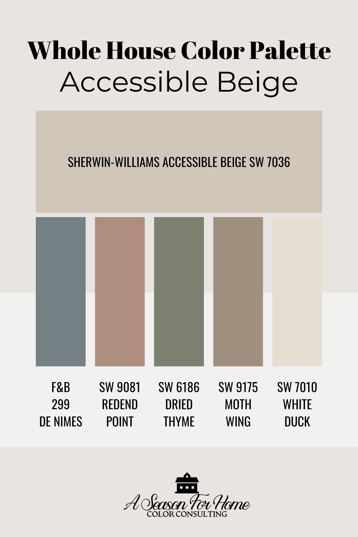 Accessible Beige Color Palette - A Season For Home