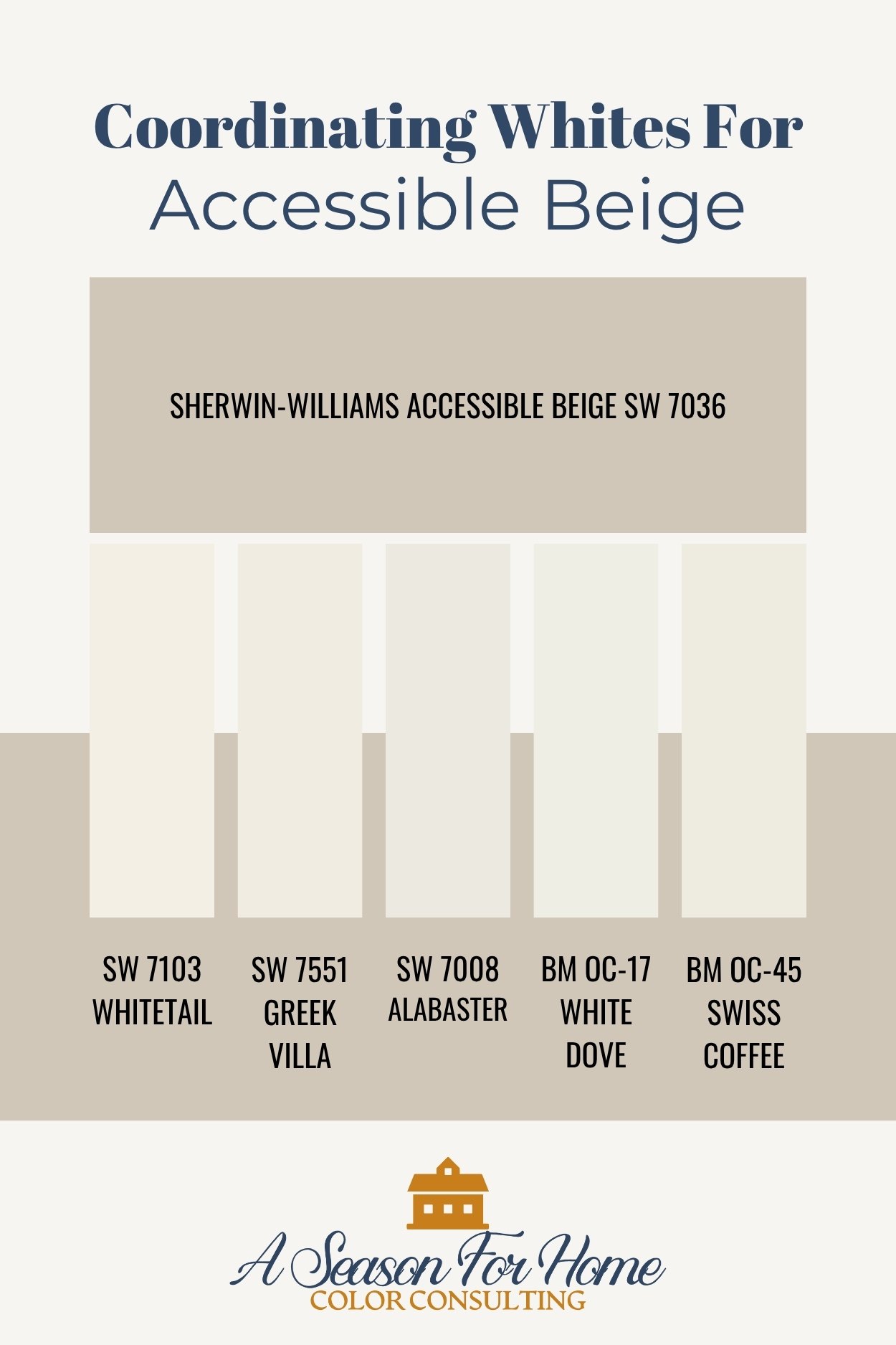 Accessible Beige Color Palette - A Season For Home