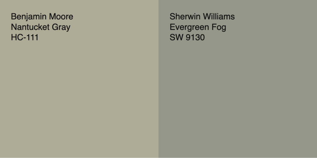 Nantucket Gray Review Benjamin Moore HC-111 - A Season For Home