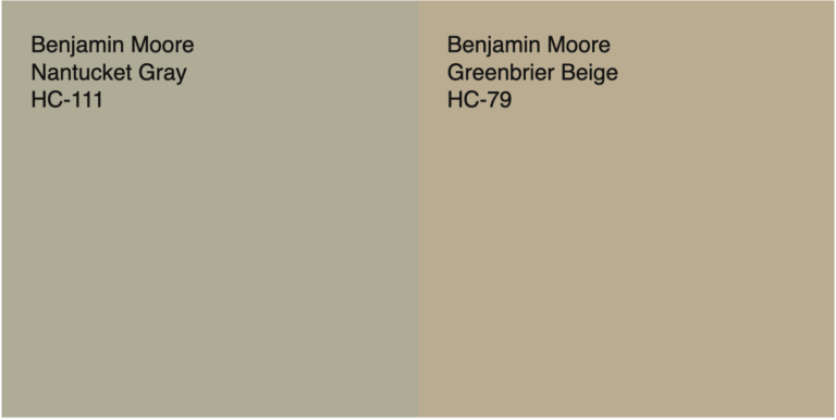 Nantucket Gray Review Benjamin Moore HC-111 - A Season For Home