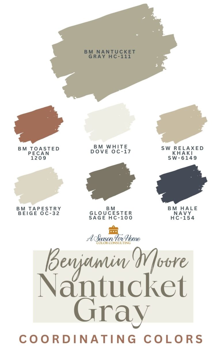Nantucket Gray Review Benjamin Moore HC-111 - A Season For Home