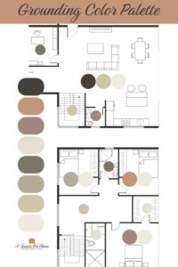 Whole House Color Palette: 5 Free Paint Color Schemes - A Season For Home